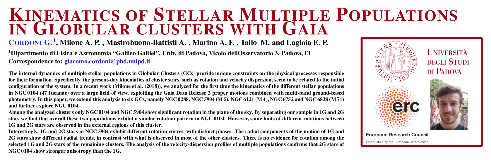 IAU - Star Clusters. From the Milky Way to the Early Universe | Giacomo ...